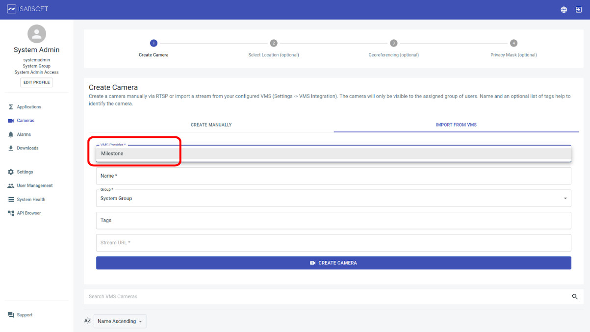 How to Integrate Milestone XProtect with Isarsoft Perception | Isarsoft
